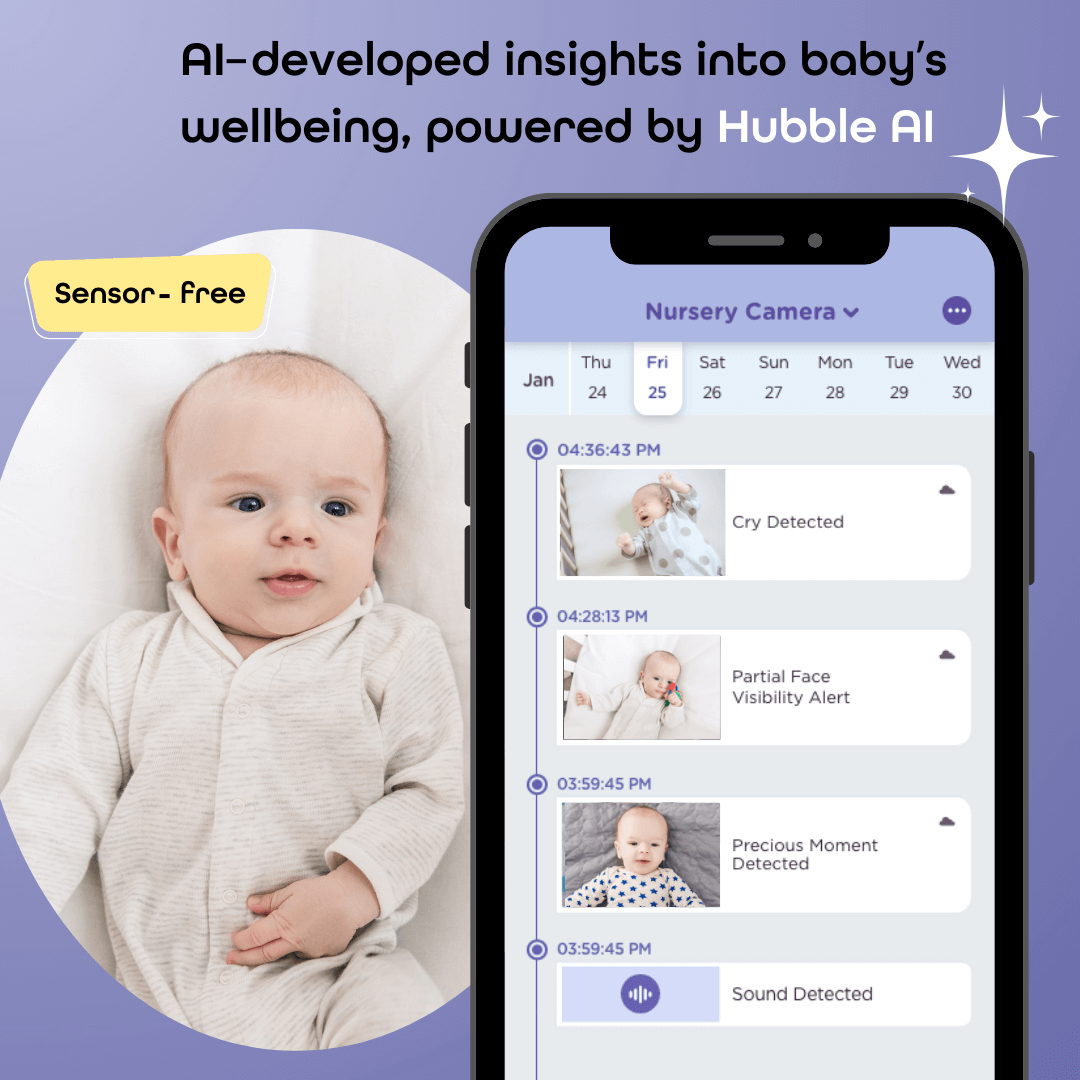 Hubble Connected AI Vision 5-in-1 Baby Monitor